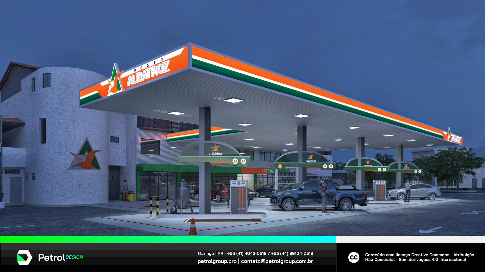 Gas Station Visual Identity: Albatroz | Petrol Group