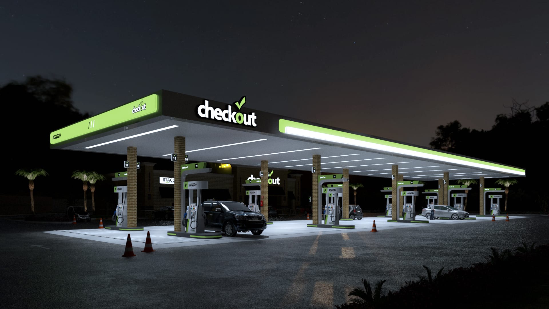 Gas station design project: Checkout | Petrol Group