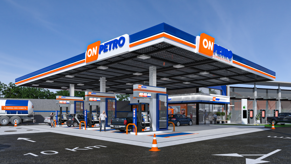 Architectural project of the gas station On Petro (João Betega ...