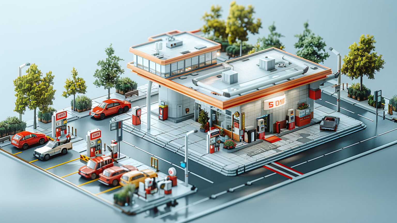 Architectural projects for gas stations: how to create profitable ...