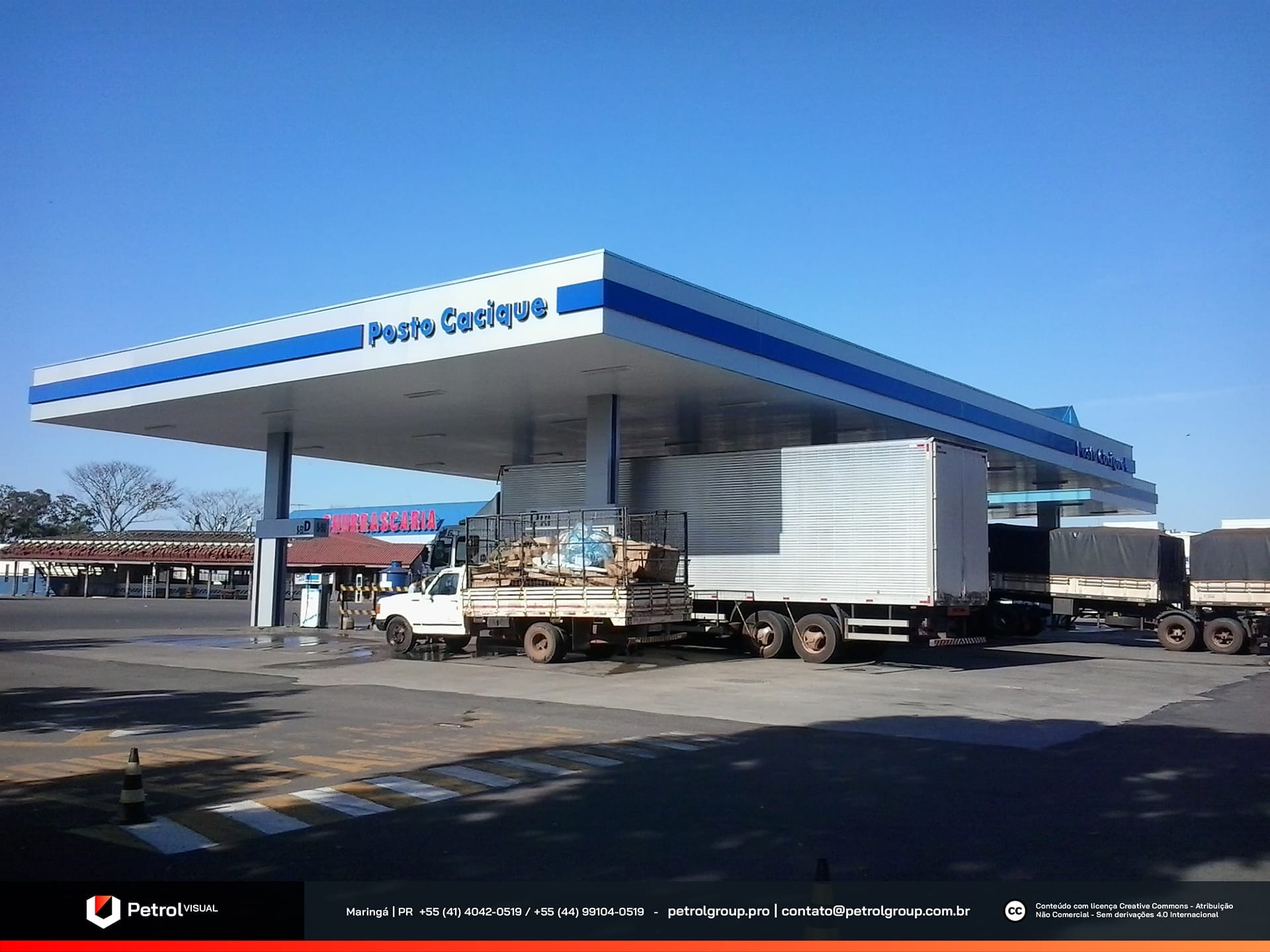 Fachada e reforma Auto Posto Cacique | Petrol Group