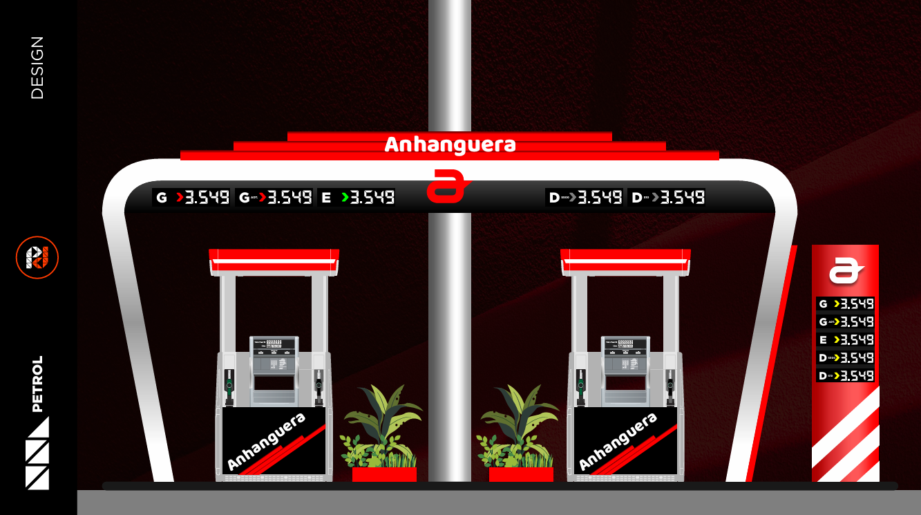 Imagem posto de gasolina Anhanguera | Petrol Group