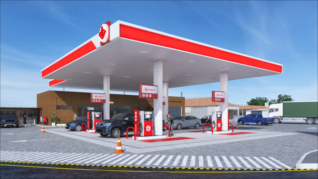 Identidade visual posto de combustível Planalto | Petrol Group